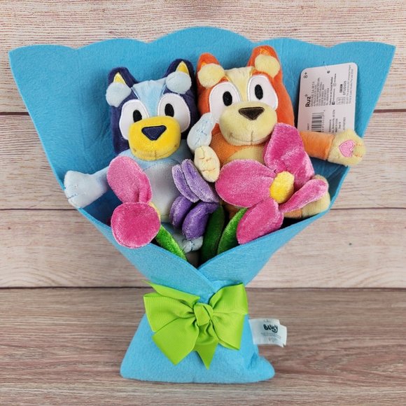 Bluey | Holiday | New Bluey Plush Bouquet 224 Bingo And Bluey ...